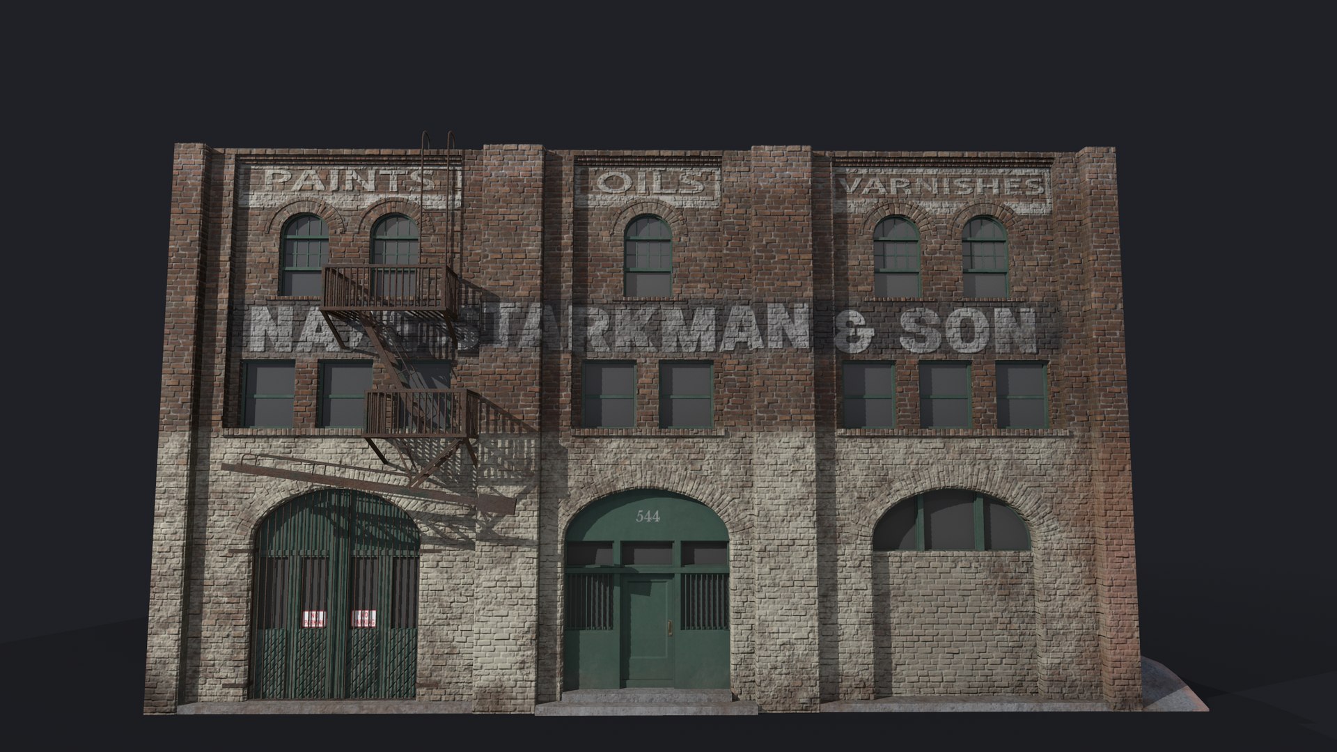 Wall Factory Building 3D Model - TurboSquid 1713587