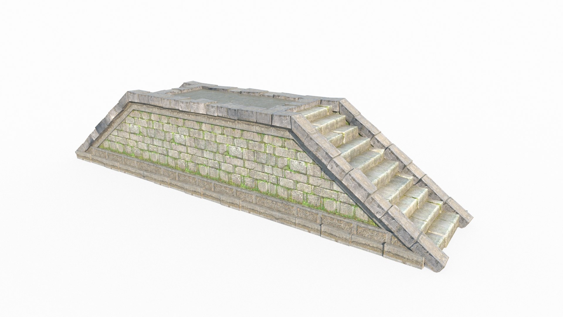 3D Ancient small stone bridge model - TurboSquid 2065010