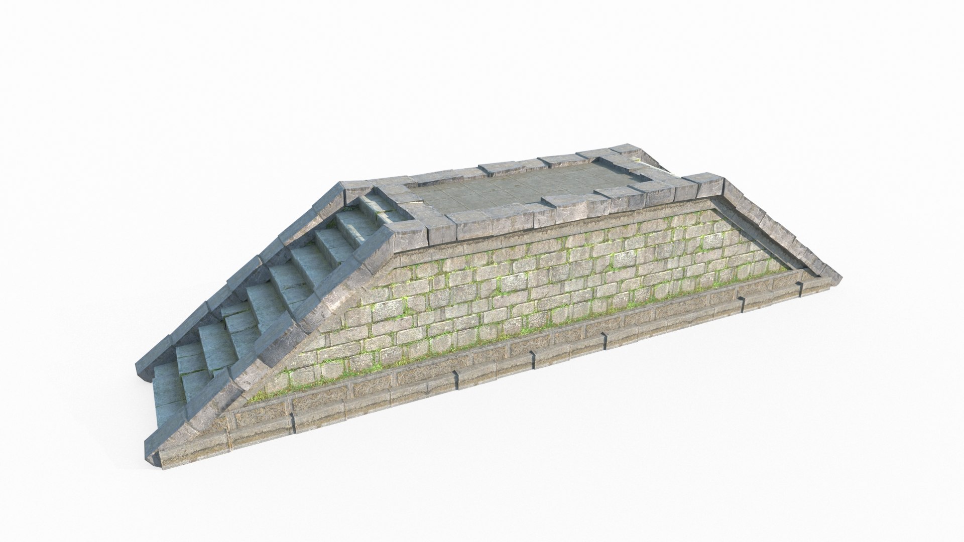 3D Ancient small stone bridge model - TurboSquid 2065010