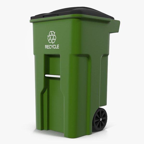 3D Paper Waste Recycling Bin model - TurboSquid 1807726