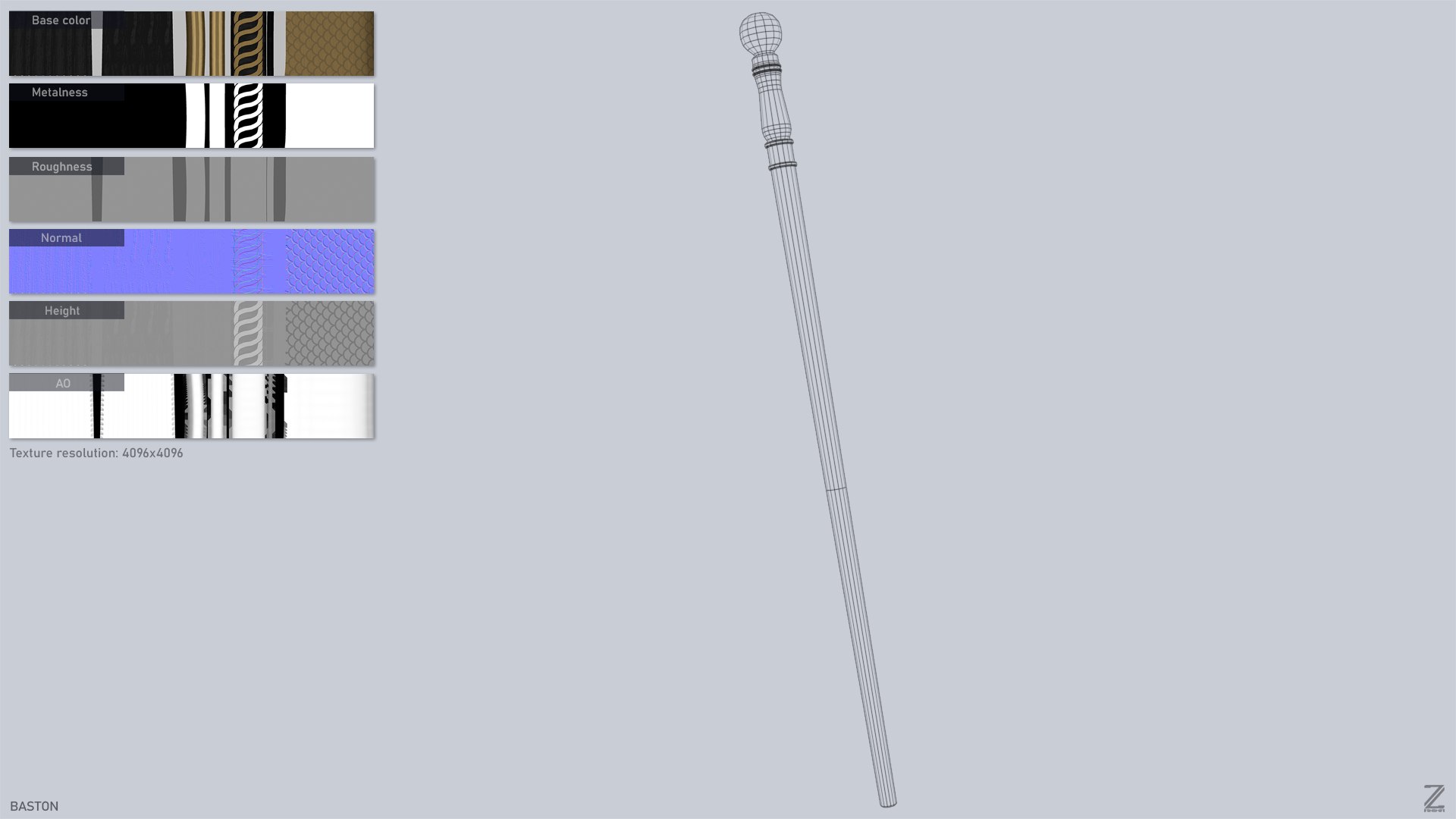 3D Baston Collection - TurboSquid 2218349