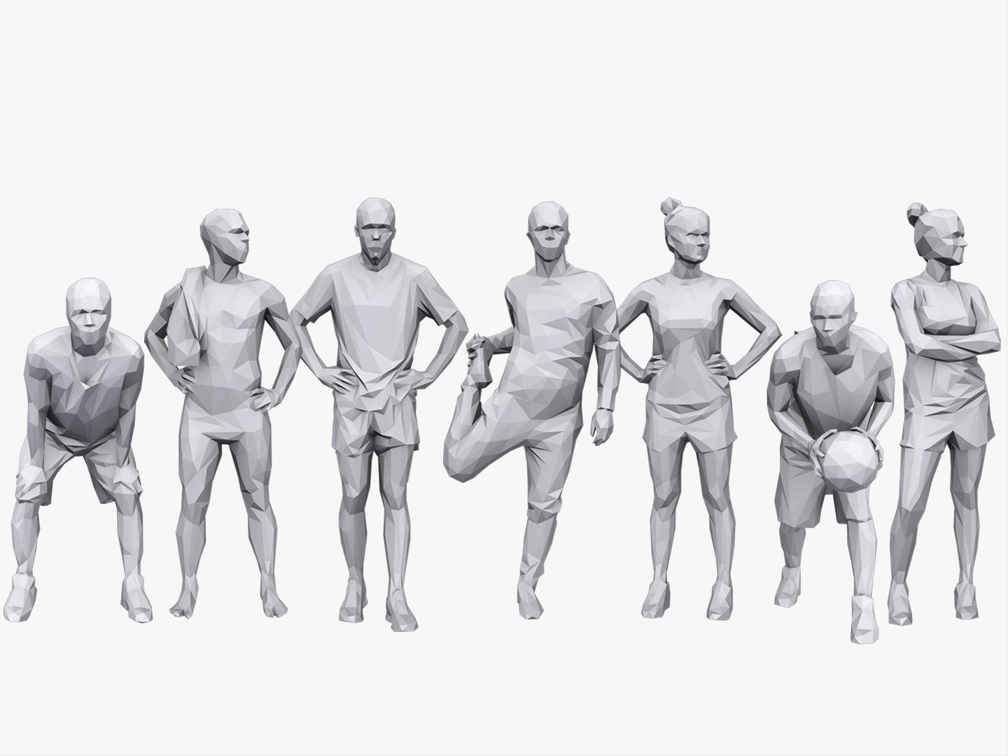 3d people sports pack