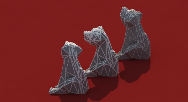 3D dog printing stl - TurboSquid 1230567