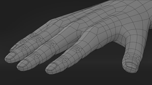 Realistic hand 3D model - TurboSquid 1201431