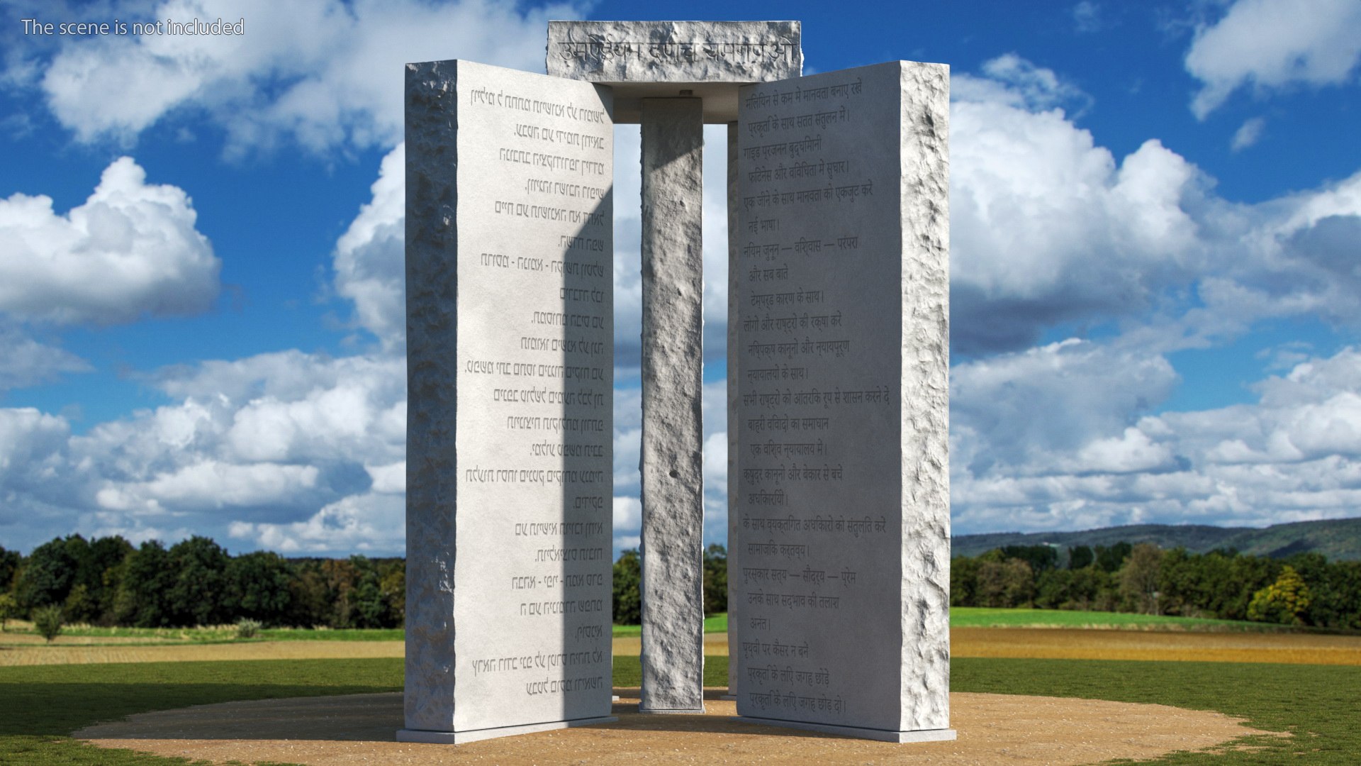3D Georgia Guidestones Monument Model - TurboSquid 1958471
