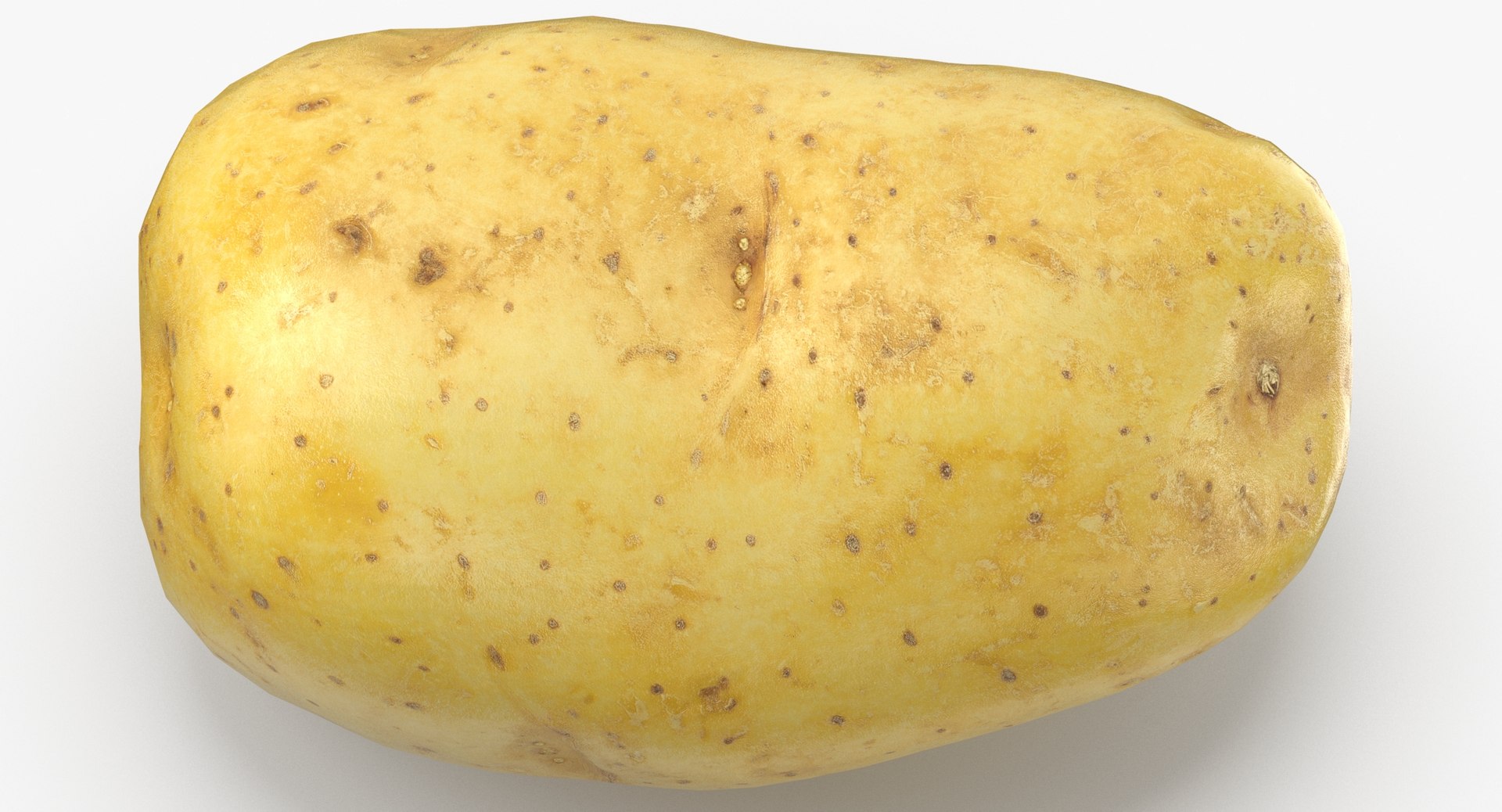 3D Potato Clean Ready 04 - TurboSquid 1434299