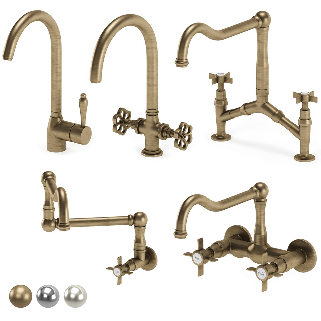 3D OFFICINE Kitchen Faucets Model - TurboSquid 2031000