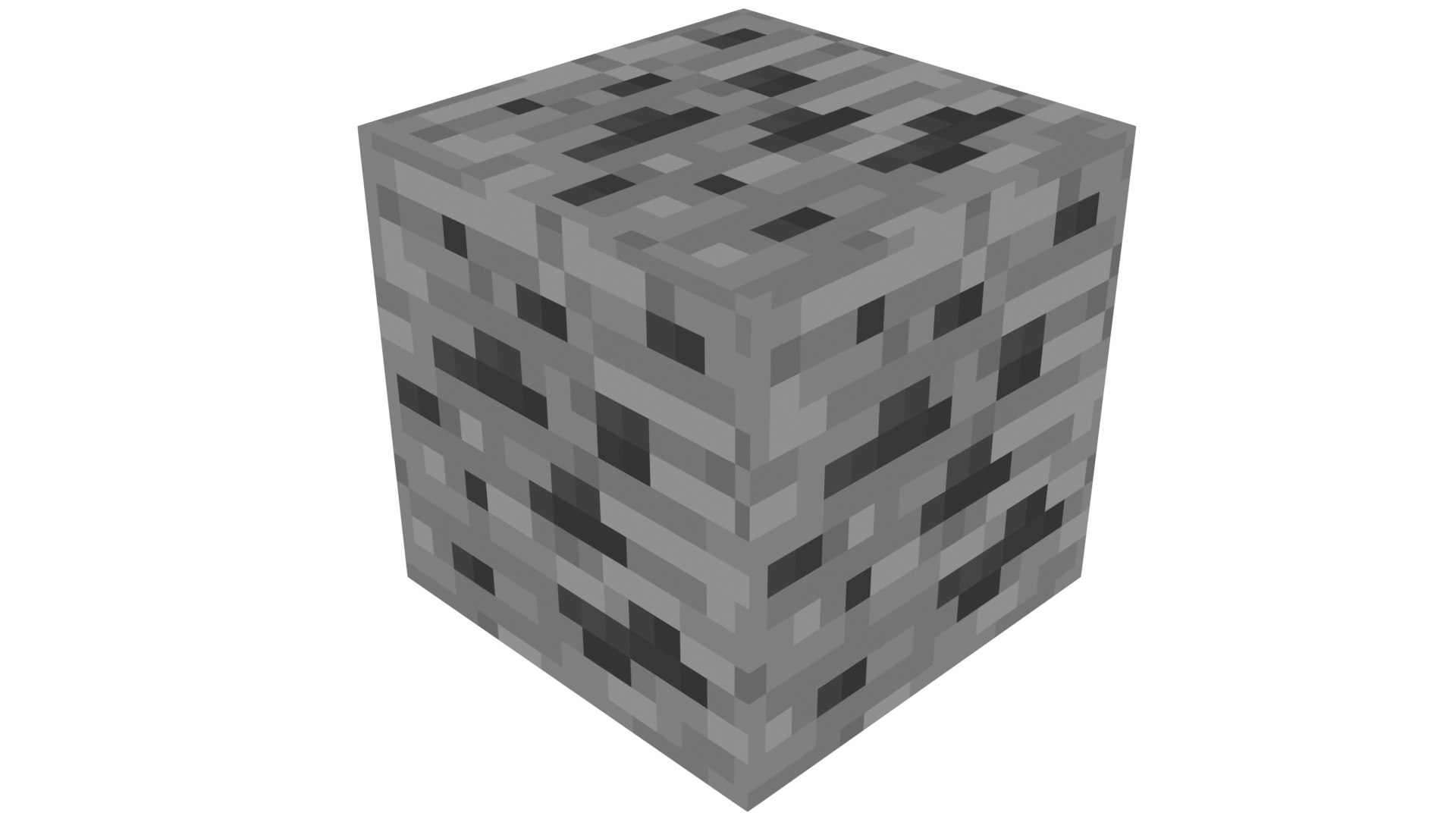 Minecraft Coal 3D Model - TurboSquid 2416346