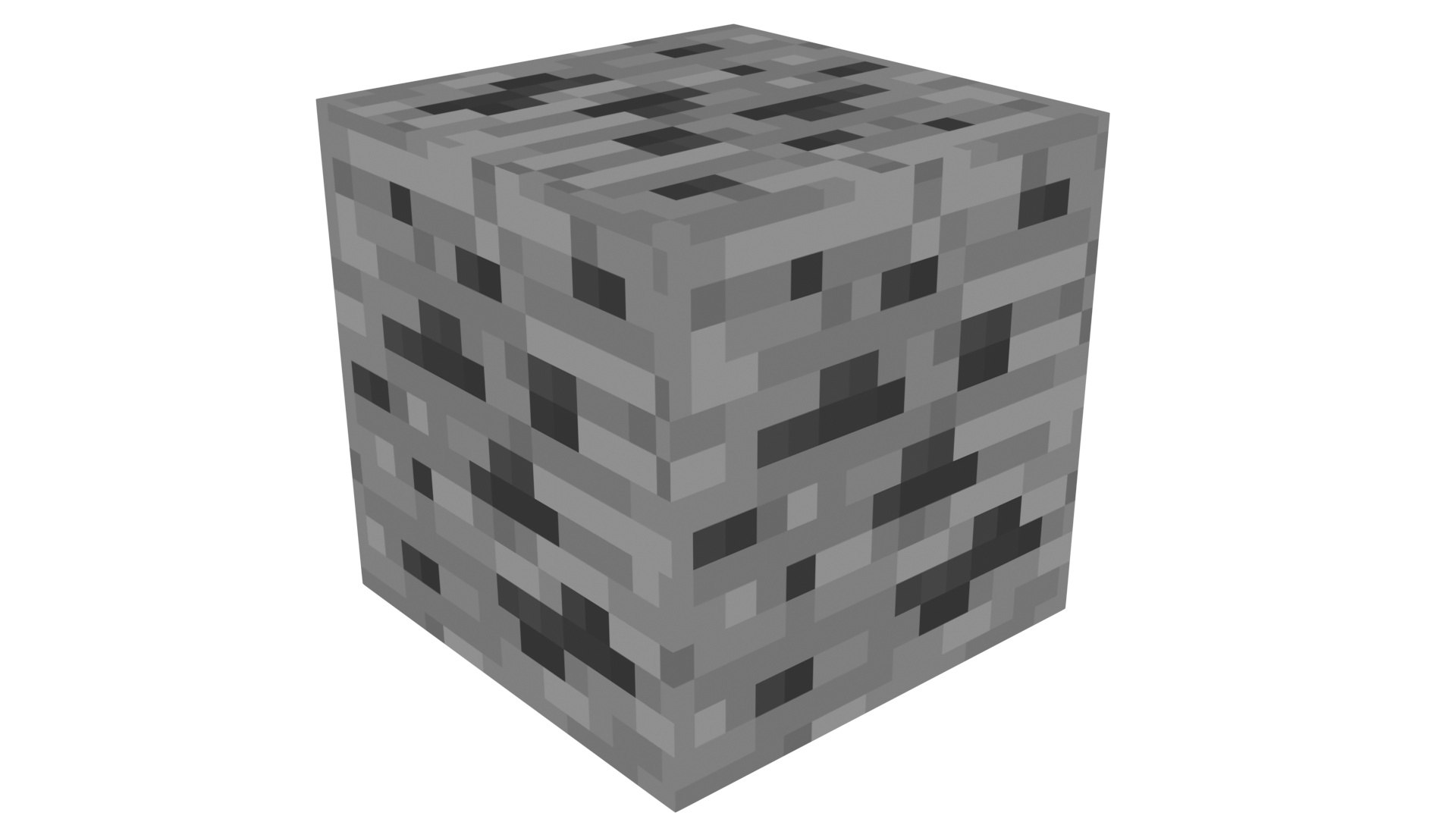 Minecraft Coal 3D Model - TurboSquid 2416346