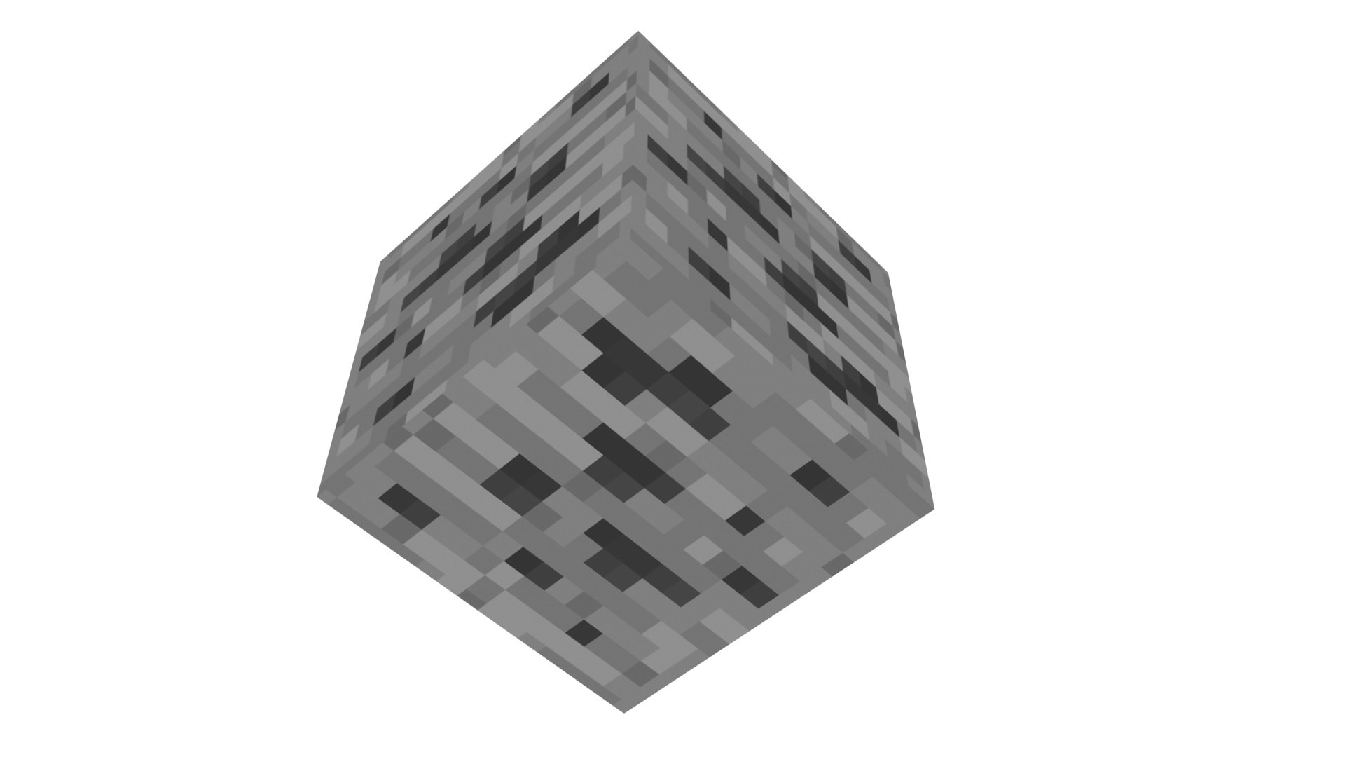 Minecraft Coal 3D Model - TurboSquid 2416346
