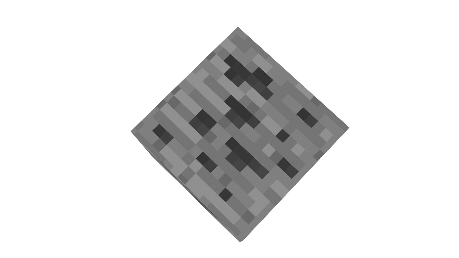Minecraft Coal 3D Model - TurboSquid 2416346