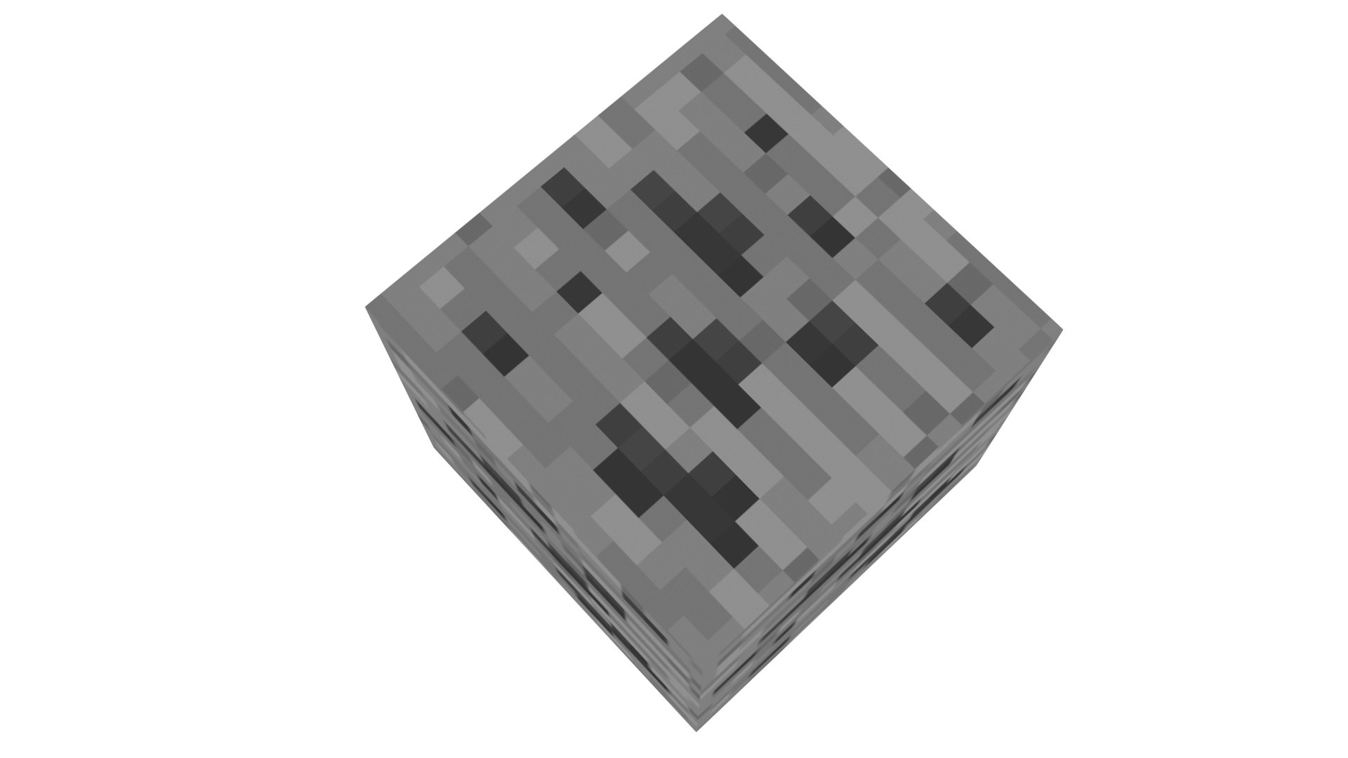 Minecraft Coal 3D Model - TurboSquid 2416346