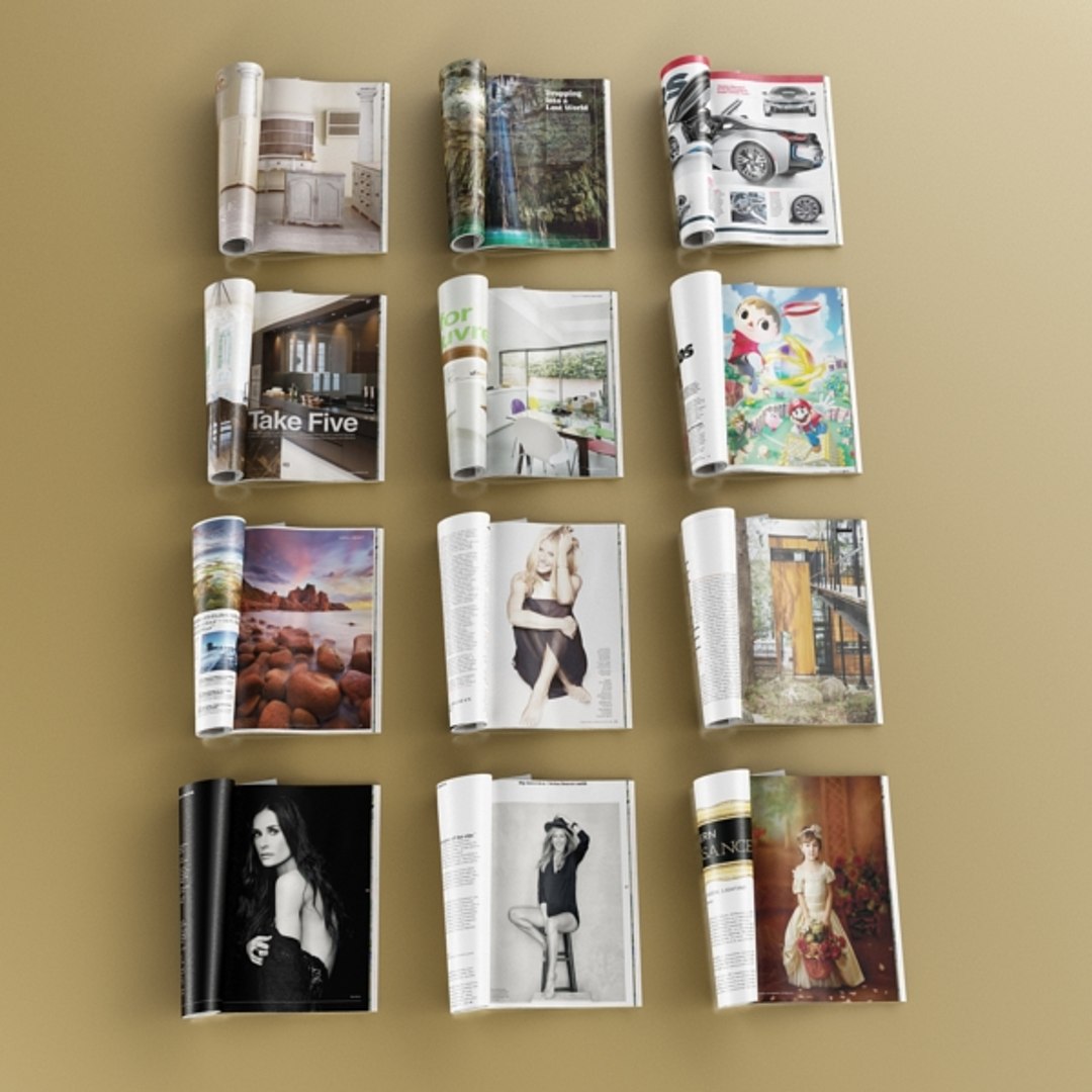 Magazine 3d Max