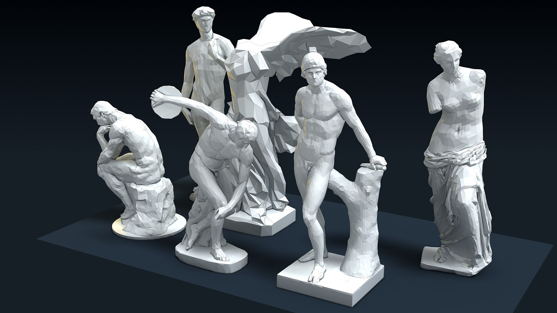 3D Statue Art - TurboSquid 1668114