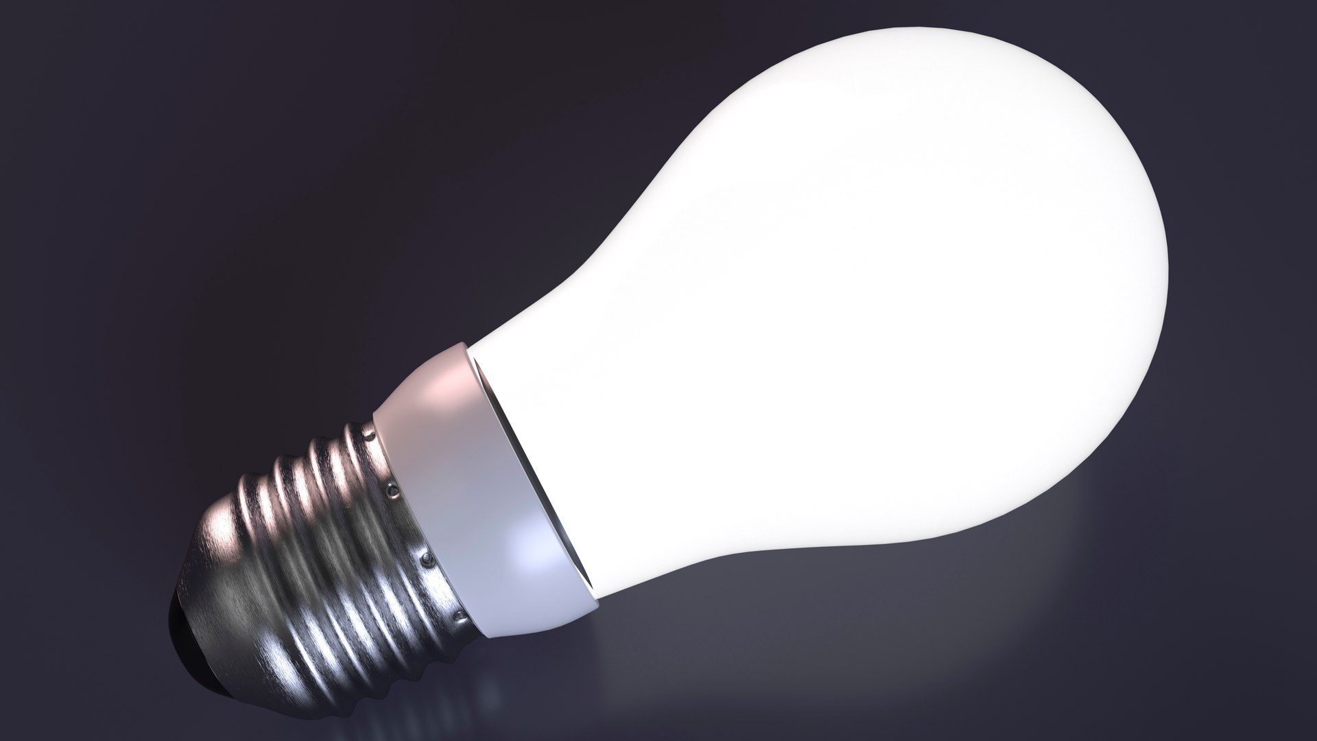 Energy Saving LED Light Bulb Illuminated 3D - TurboSquid 2149109