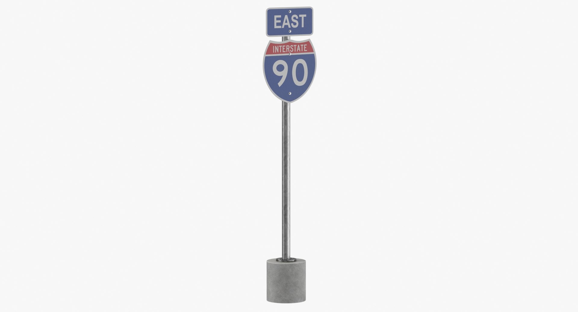 interstate highway sign shape