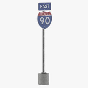 interstate road sign shape