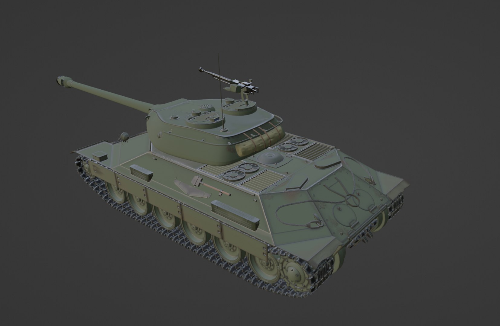 IS-6 Heavy Tank 3D - TurboSquid 2124394