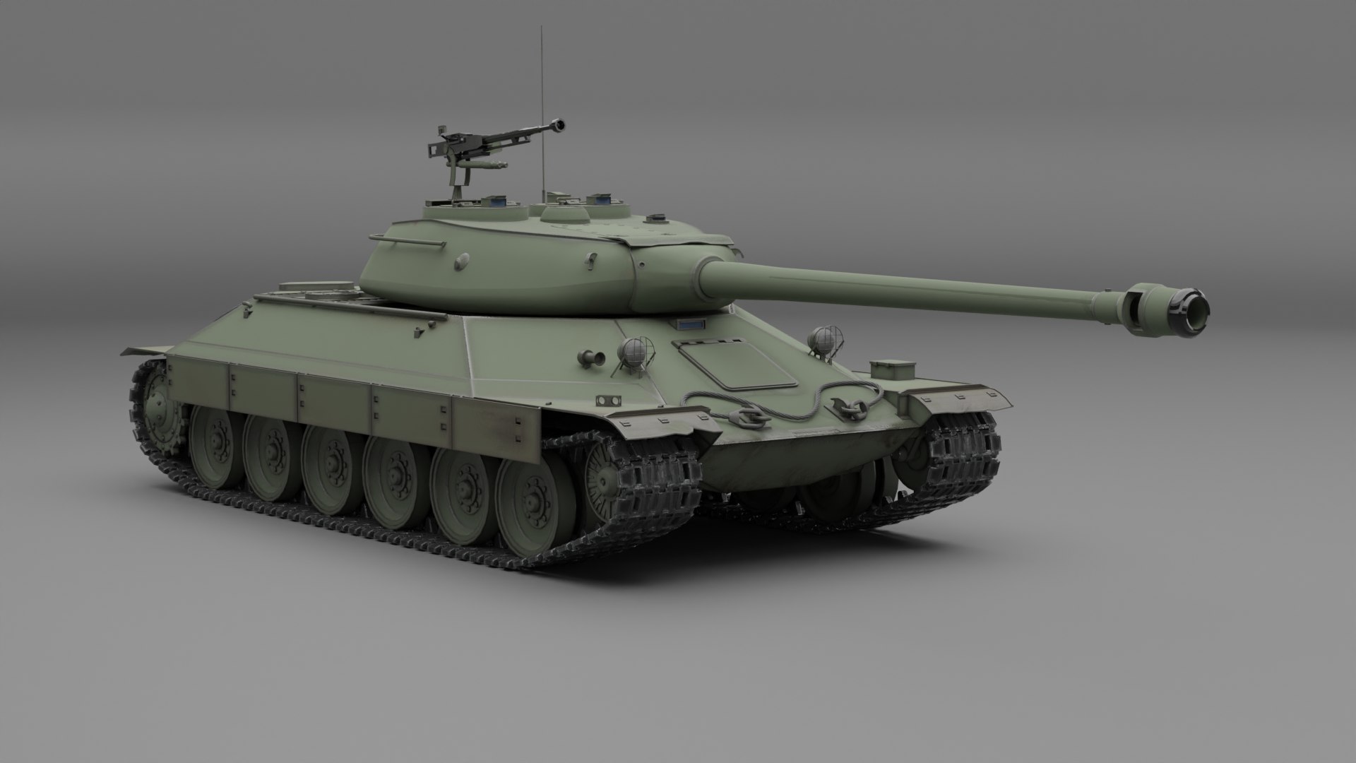 IS-6 Heavy Tank 3D - TurboSquid 2124394