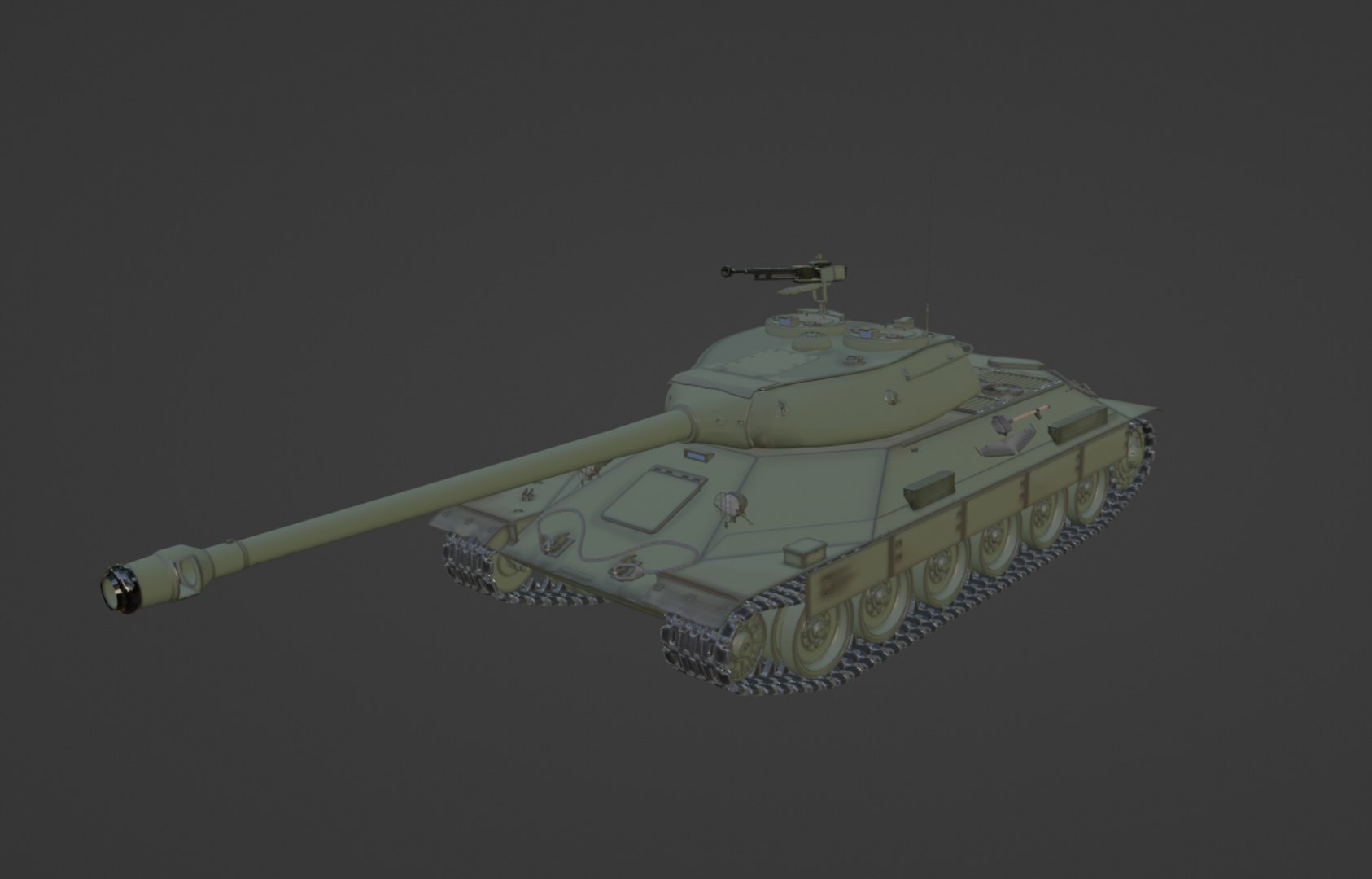 IS-6 Heavy Tank 3D - TurboSquid 2124394