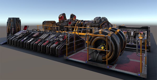 engine room 3d model