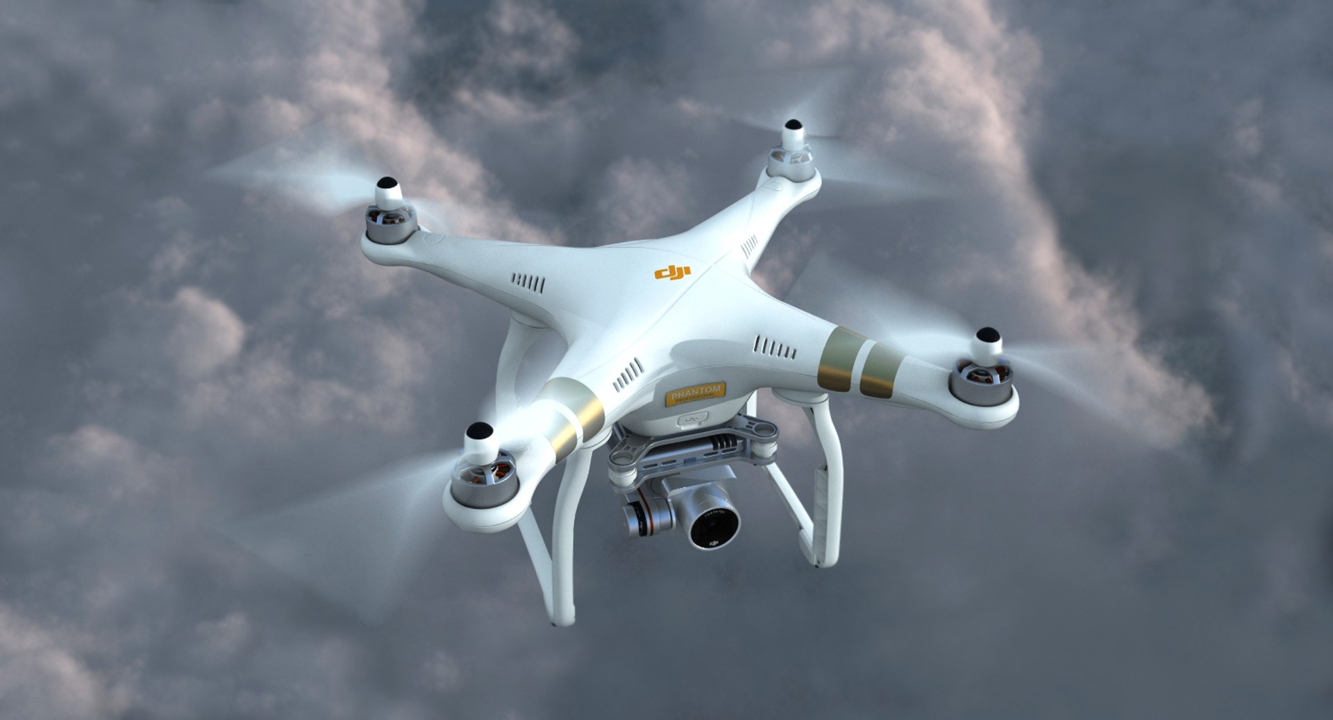 3d Model Dji Phantom 3 Professional
