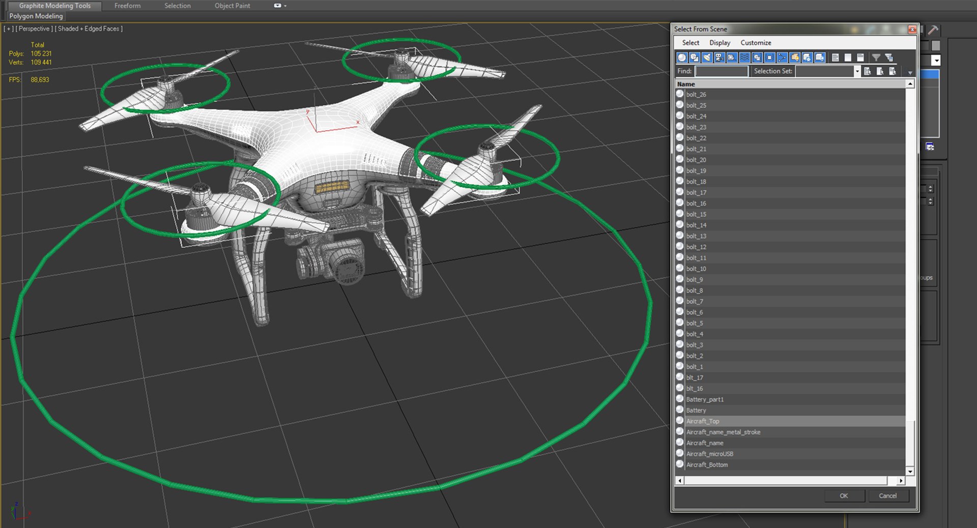 3d Model Dji Phantom 3 Professional