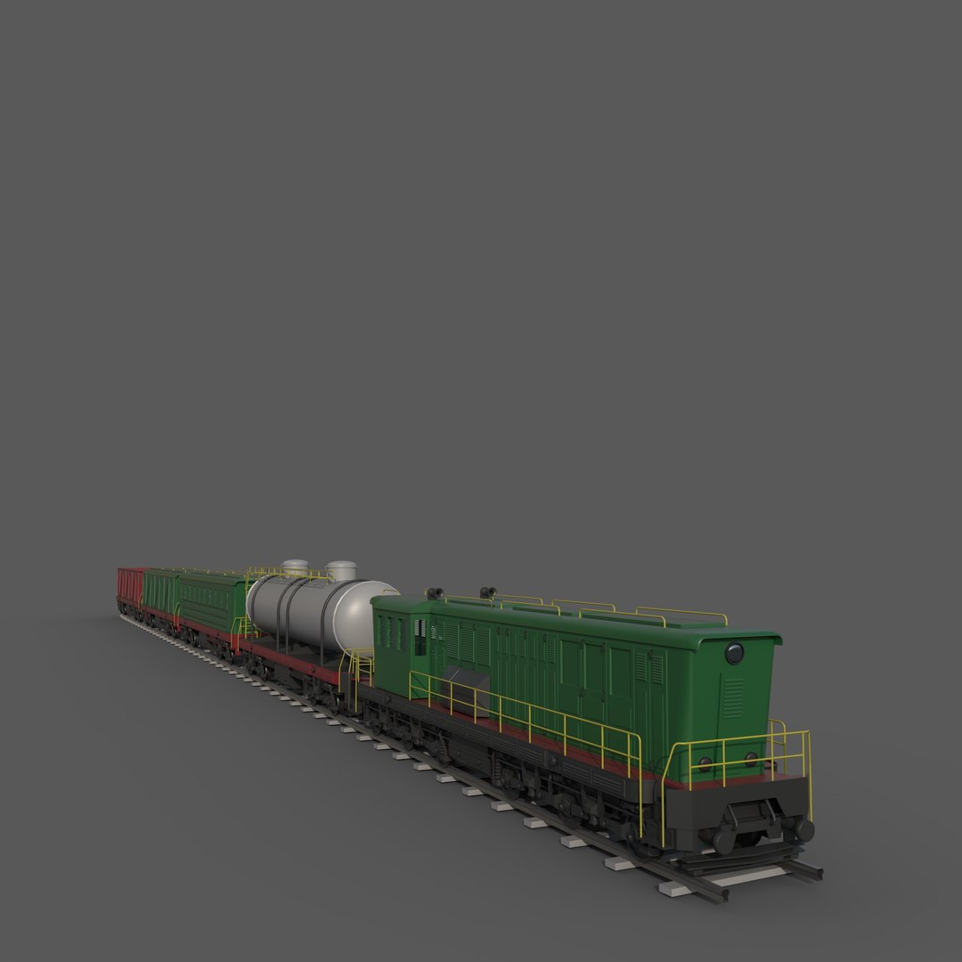 Train 3D - TurboSquid 2158539