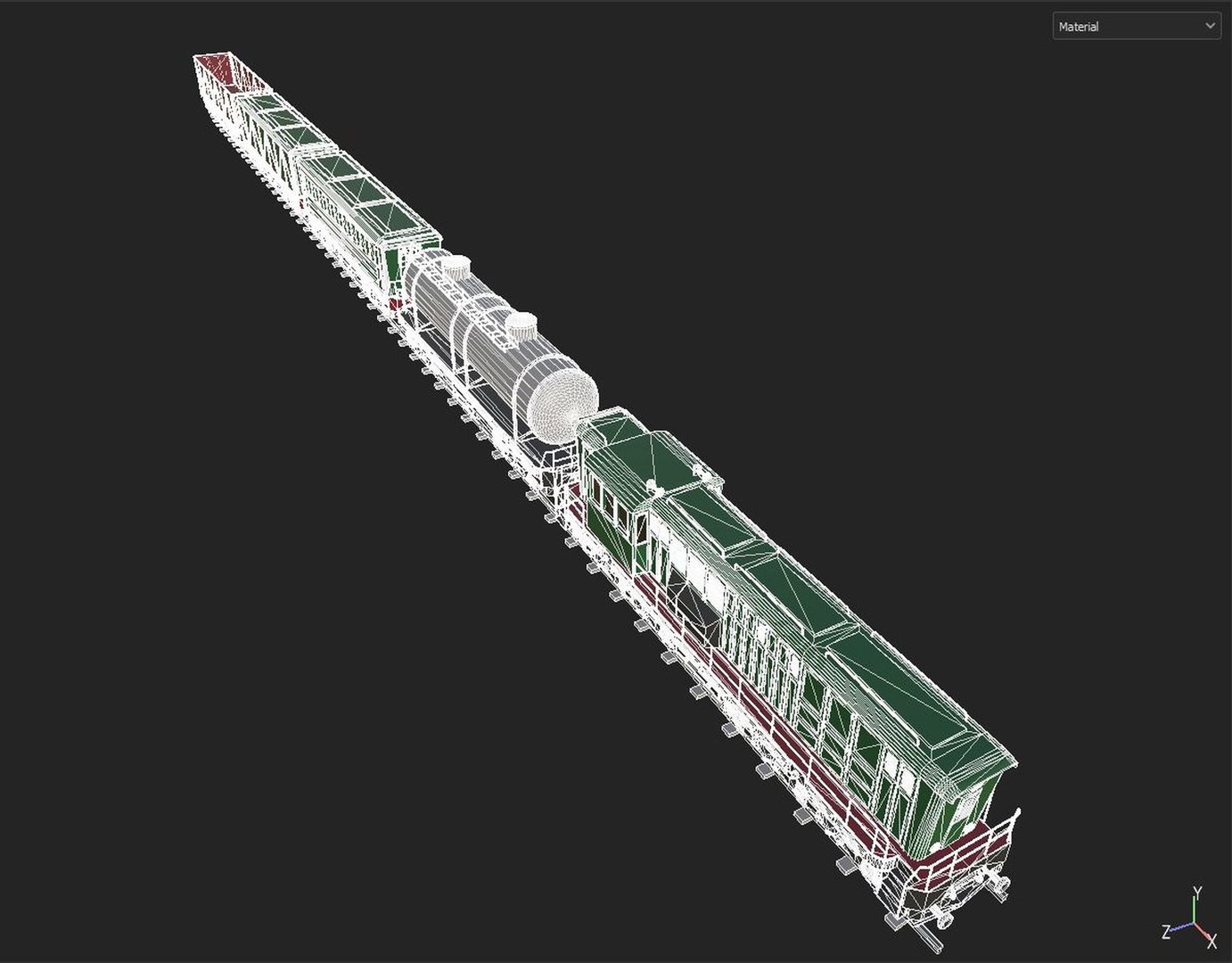 Train 3D - TurboSquid 2158539