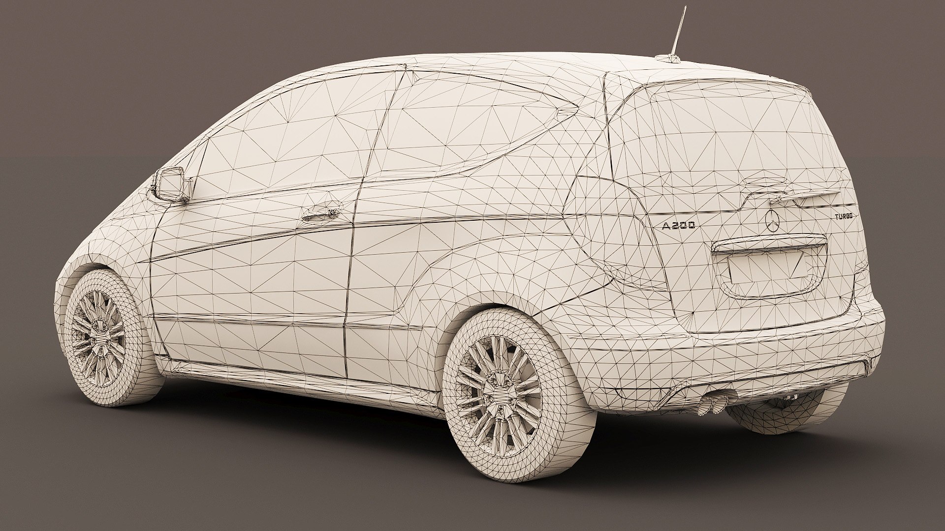 Mercedes Benz A200 2005 3D - TurboSquid 2188199