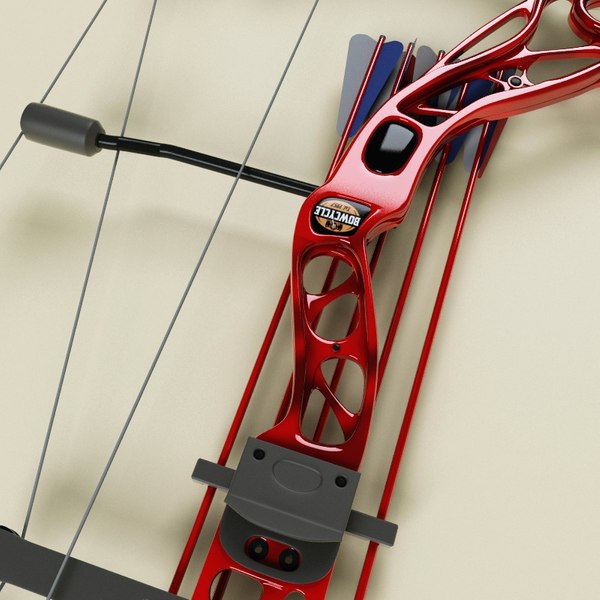 bows set arrow 3d c4d
