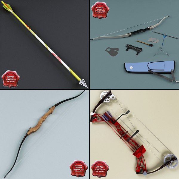 Recurve Bow 3D Models for Download | TurboSquid