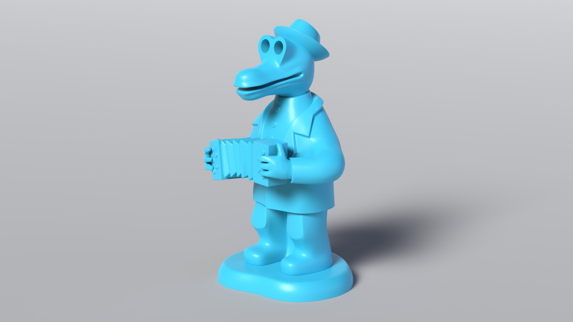 Crocodile Gena 3D Model - TurboSquid 1969138