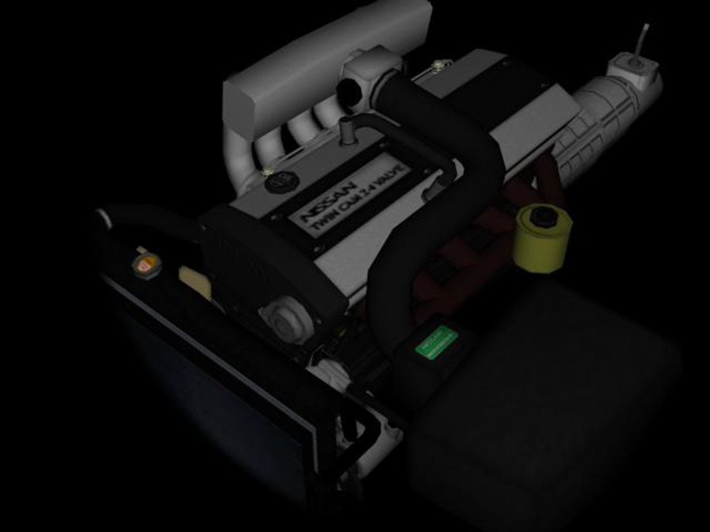 3dsmax Nissan Engines