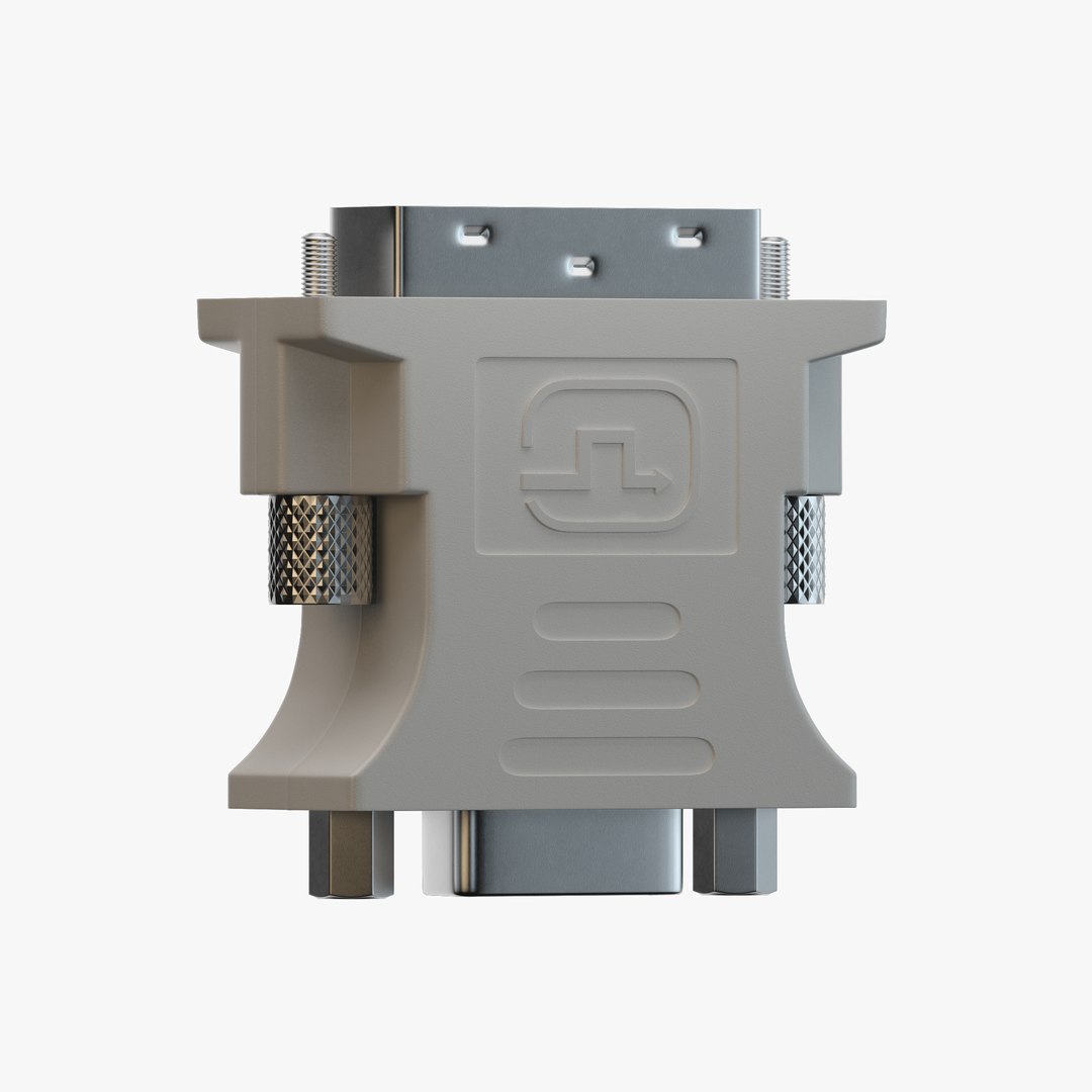 Dvi-i Dual Link Vga 3d Model