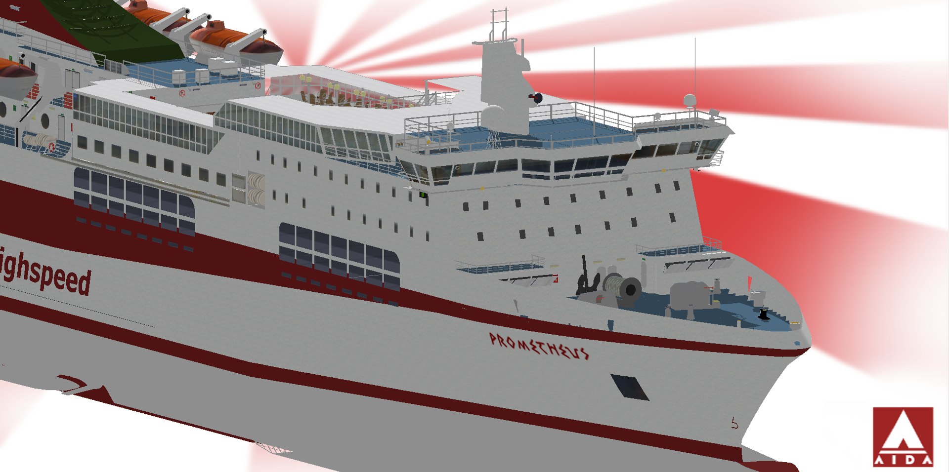 Minoan Lines Prometheus Model - TurboSquid 1208485