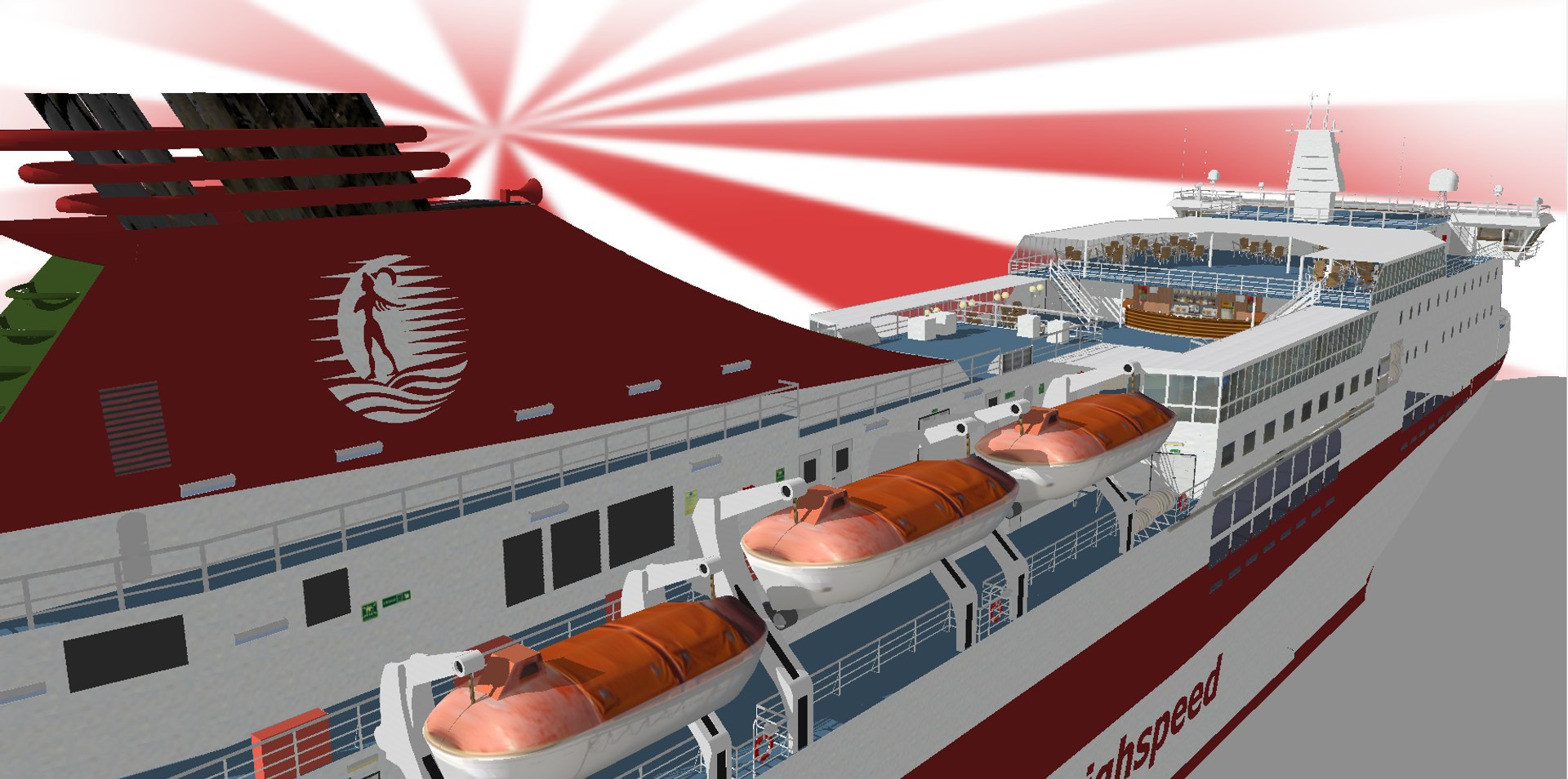 Minoan Lines Prometheus Model - TurboSquid 1208485