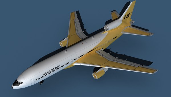 L-1011 TriStar 3D Models for Download | TurboSquid
