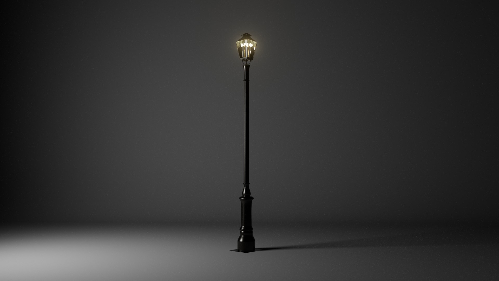 Gas Lamp Post Model - TurboSquid 2381051