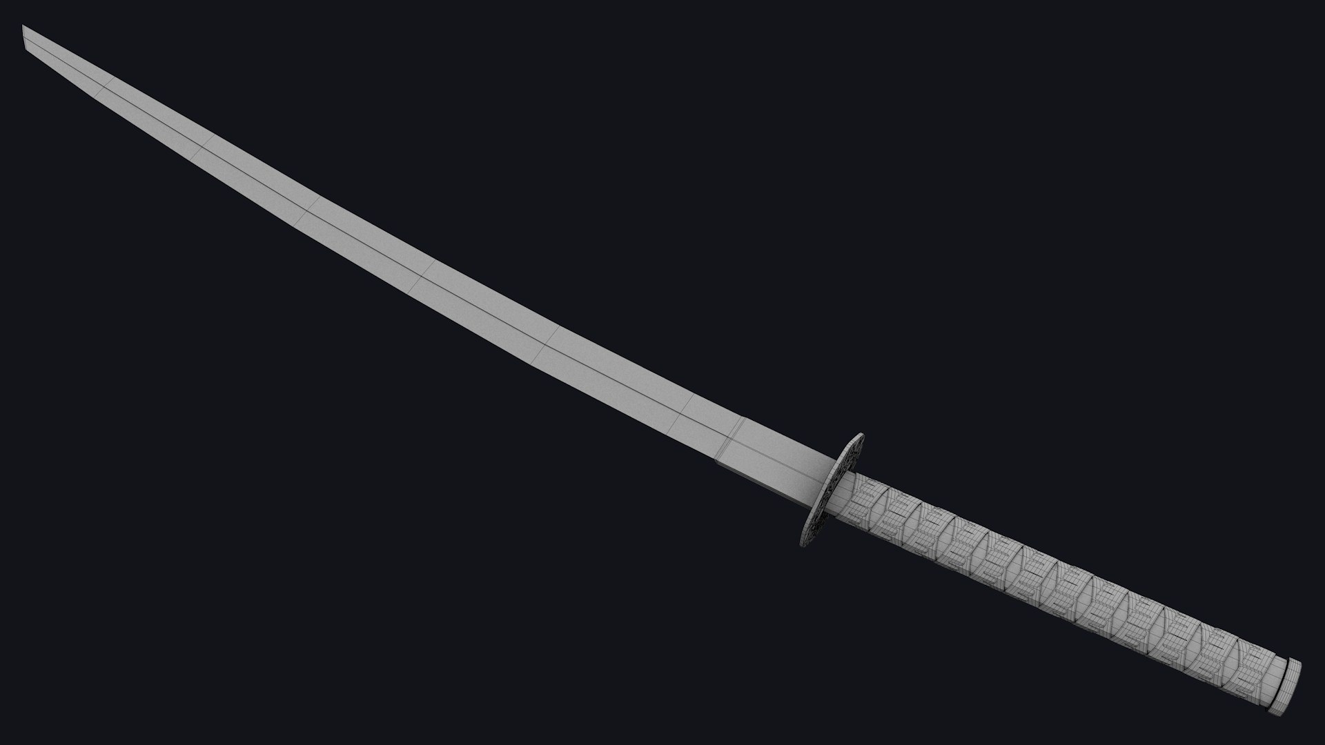 3D Samurai Sword - TurboSquid 1844806