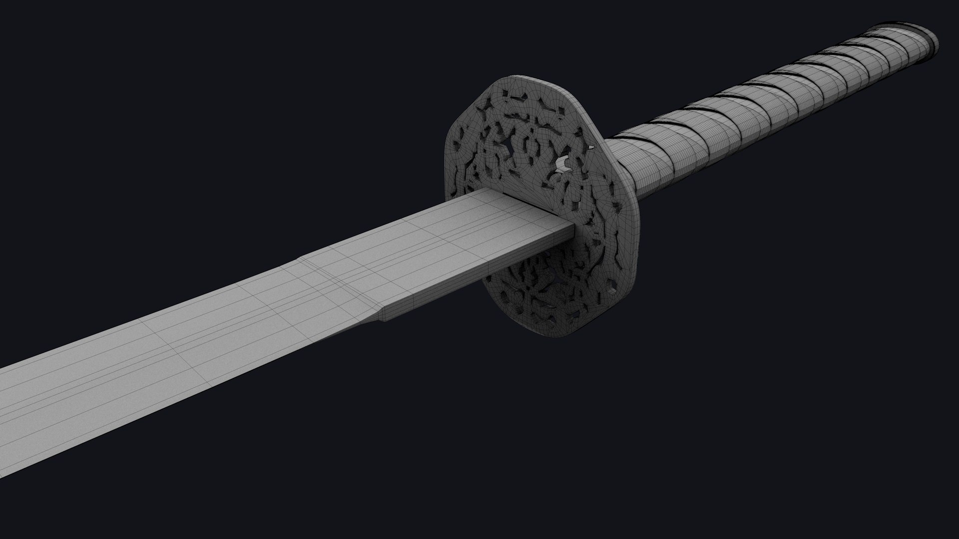 3D Samurai Sword - TurboSquid 1844806