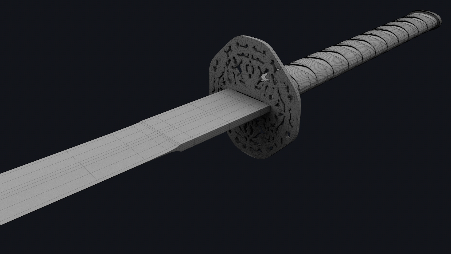 3D Samurai Sword - TurboSquid 1844806