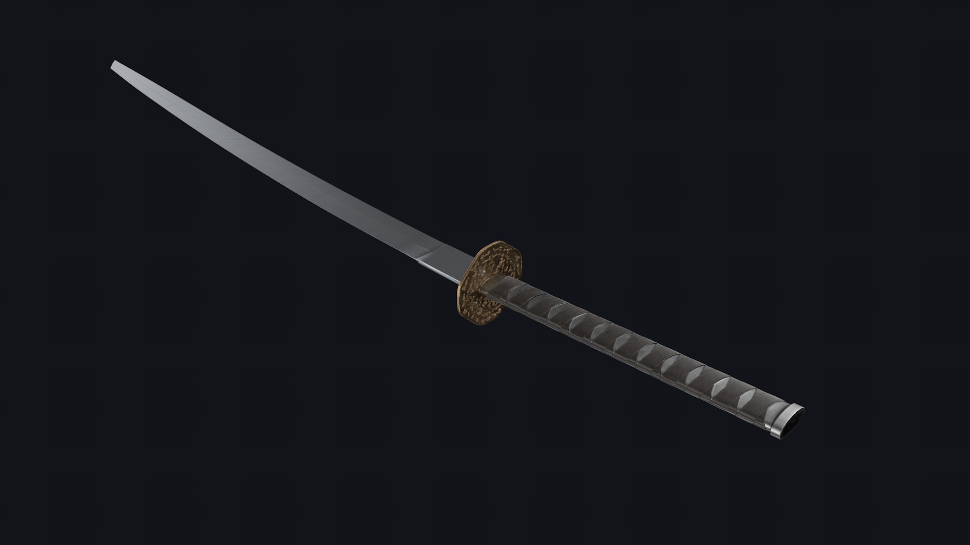3D Samurai Sword - TurboSquid 1844806