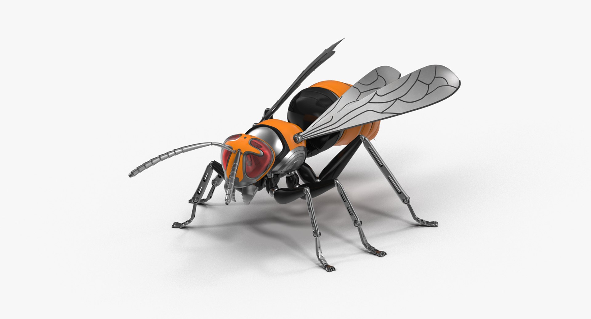 Robotic Wasp Model - TurboSquid 1248590