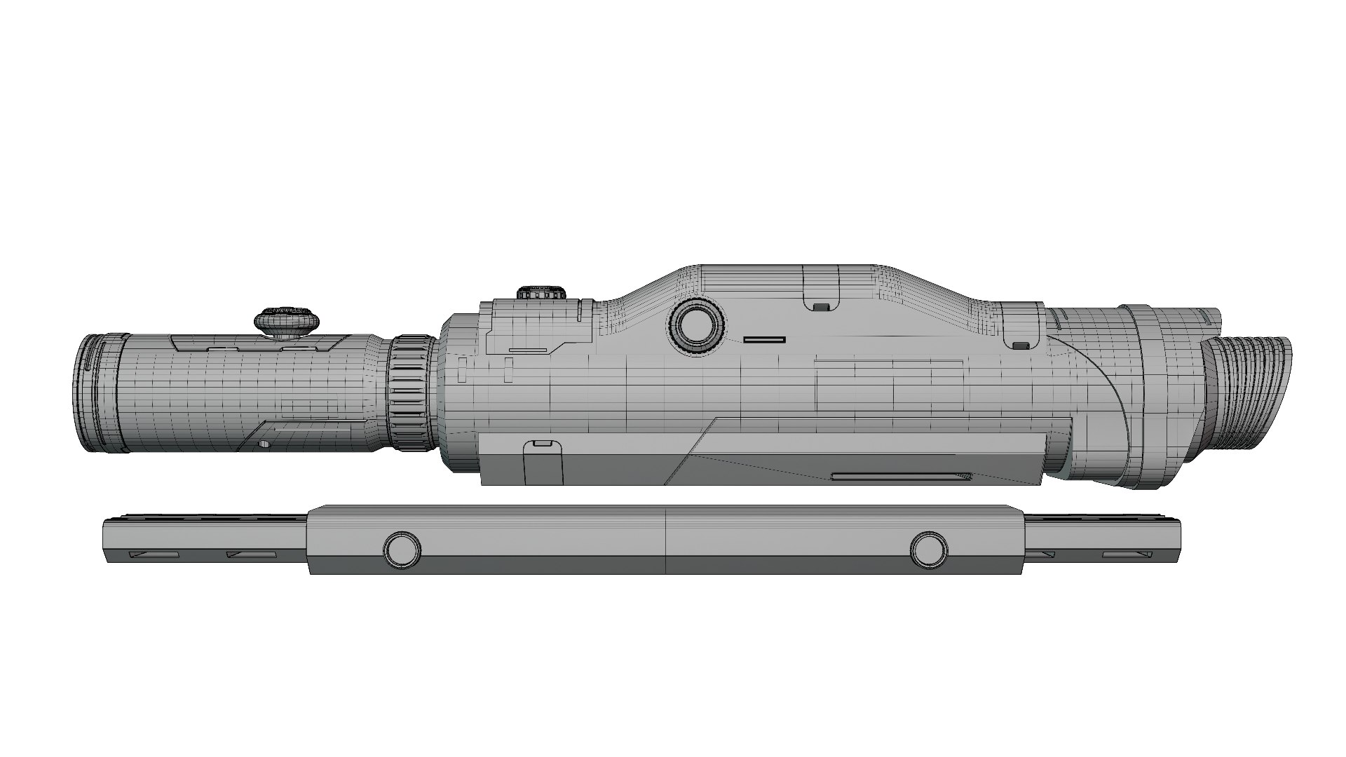 Cyberpunk Futuristic Sci-Fi Camera 3D Model - TurboSquid 1921343