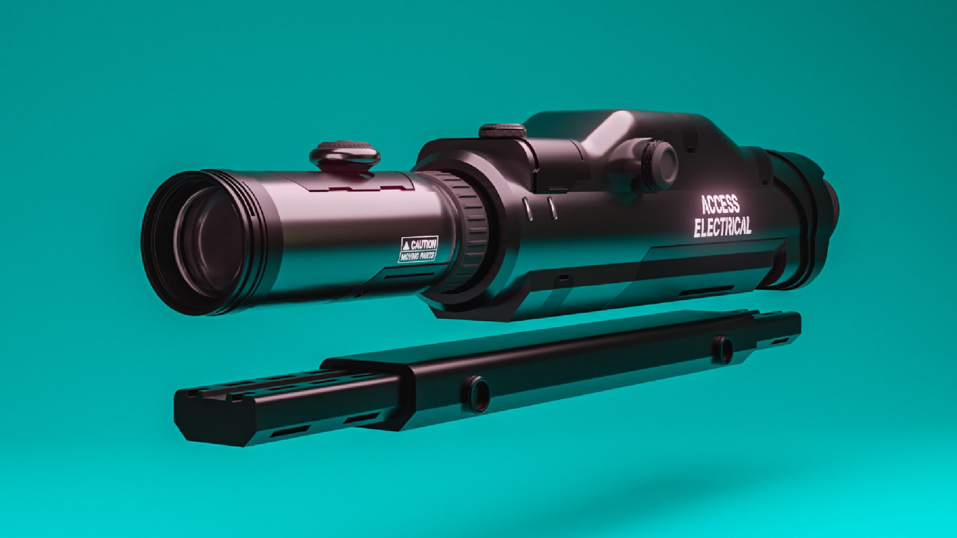 Cyberpunk Futuristic Sci-Fi Camera 3D Model - TurboSquid 1921343