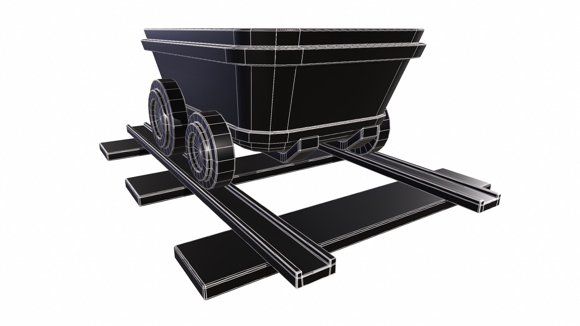 3D Stylized MineCart - TurboSquid 1877688