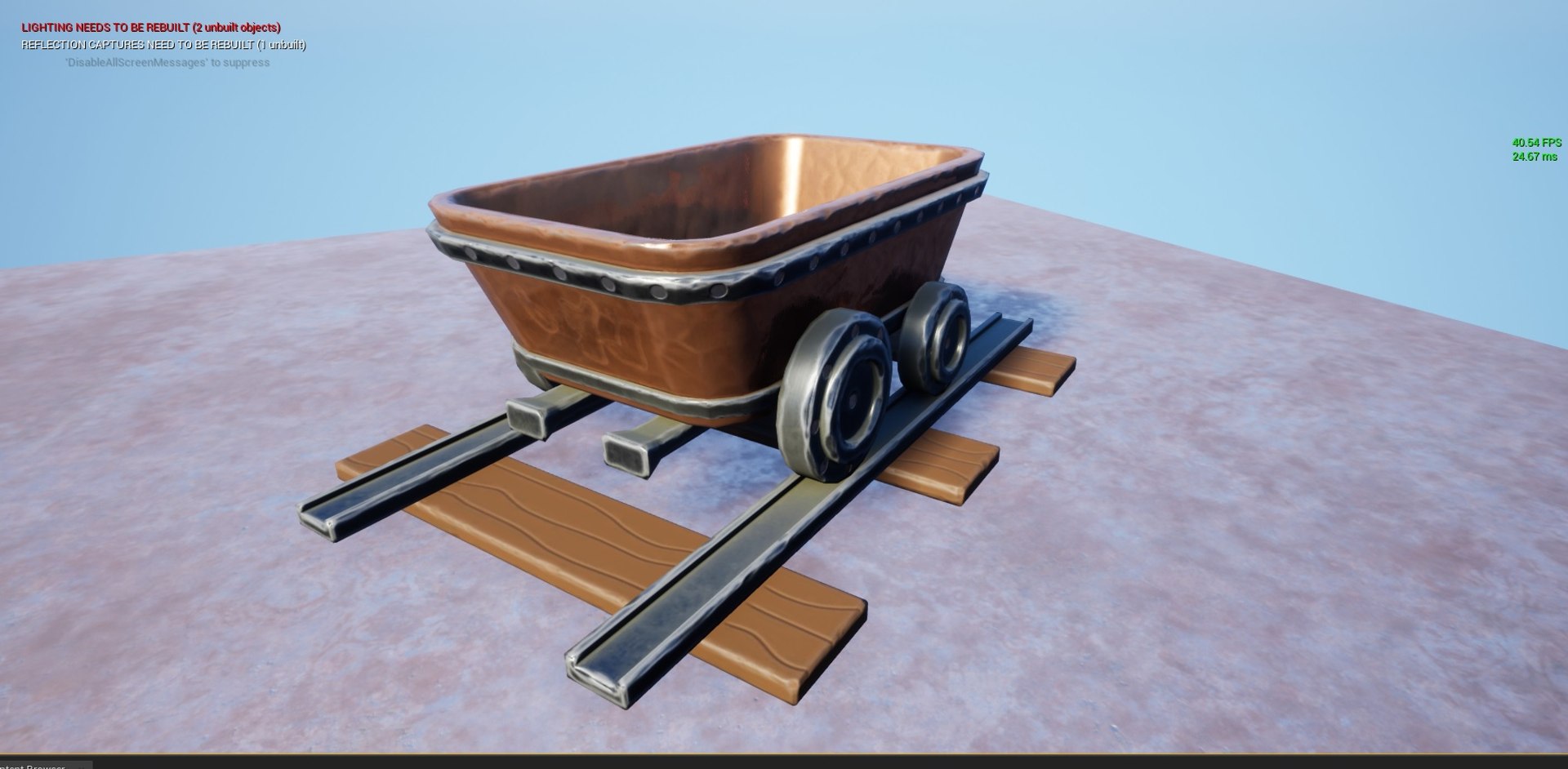 3D Stylized MineCart - TurboSquid 1877688