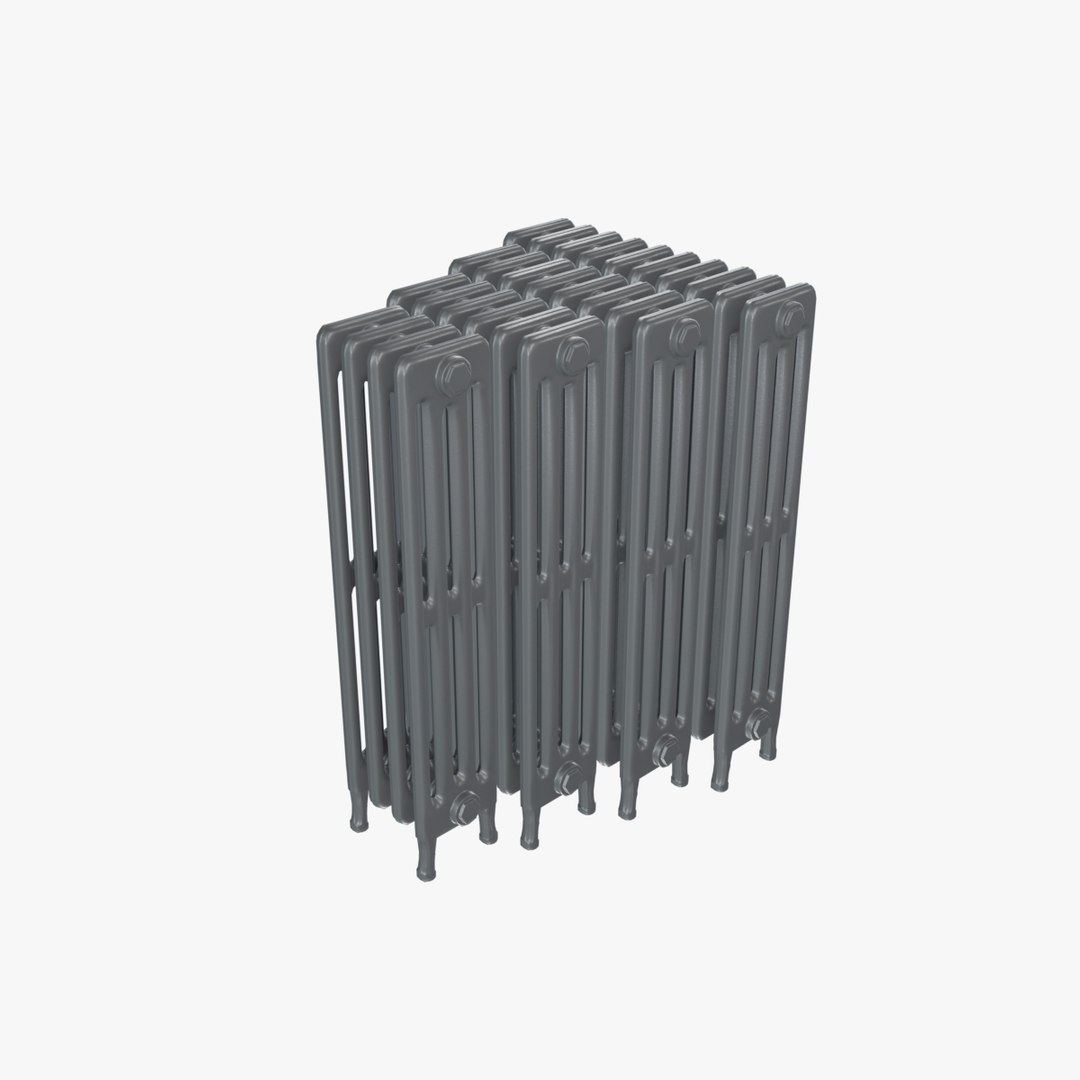 Classic Cast Iron Radiator 4C Collection 3D Model - TurboSquid 2357451