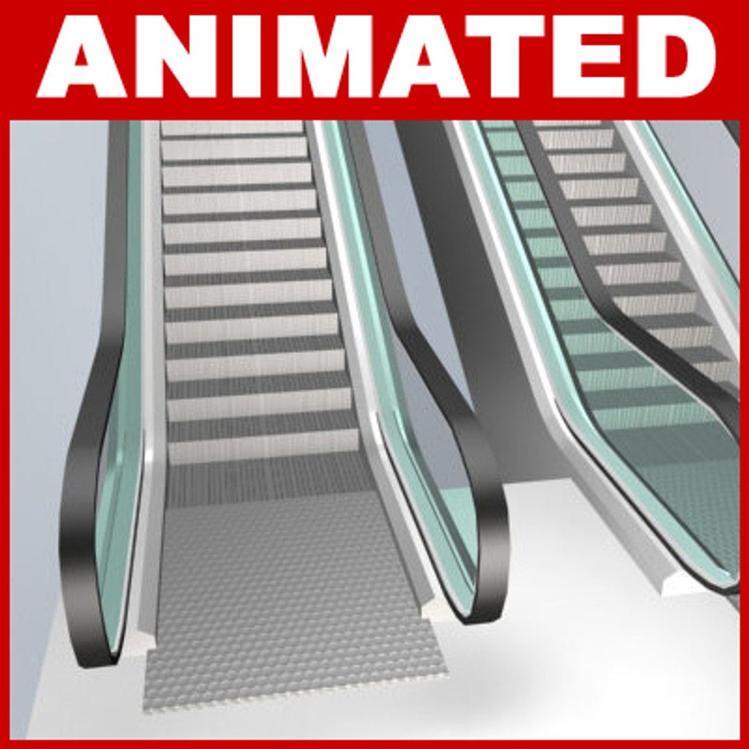 shop steps rails 3d model